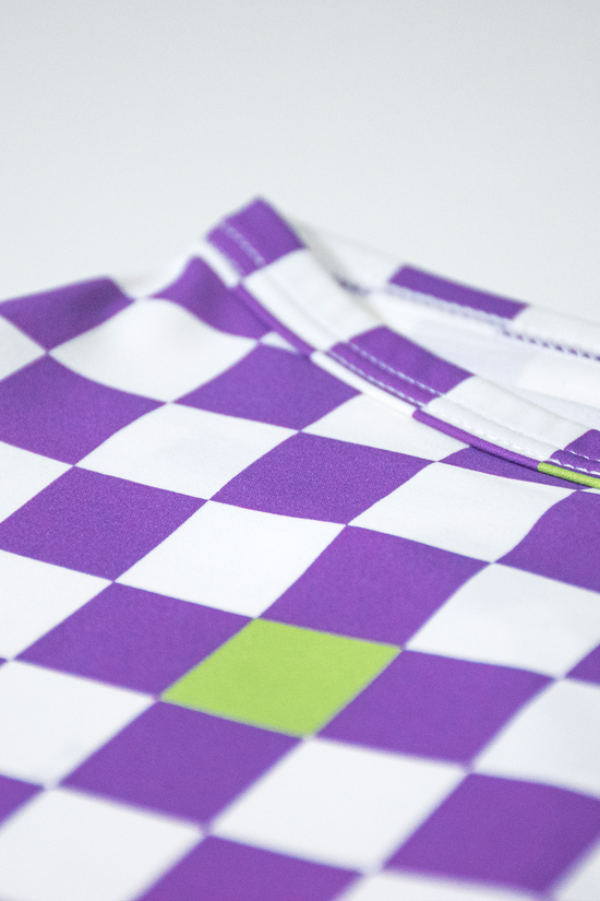 Purple Checker Tank Top – Flipped Lab